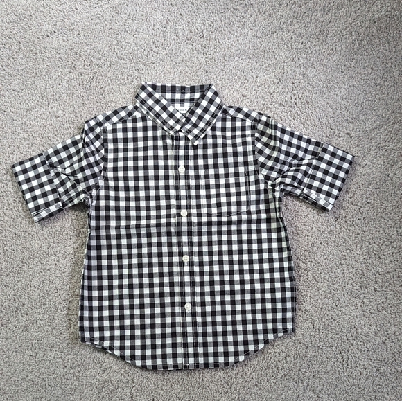 Janie and Jack | Shirts & Tops | Nwt Janie And Jack Long Sleeve Linen Collared Button Up Shirt ...